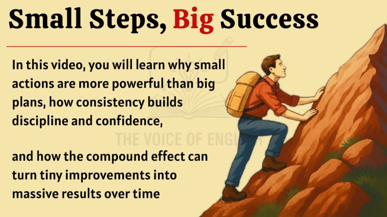 Small Steps, Big Success || How Tiny Daily Habits Can Change Your Life