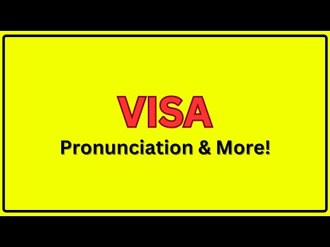Meaning of Visa | Pronunciation of Visa | Visa In a Sentence