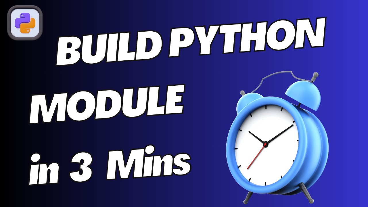 Build Python Module 📦🐍 in 3 Mins ⏱️ | #coding #python #pythonforbeginners