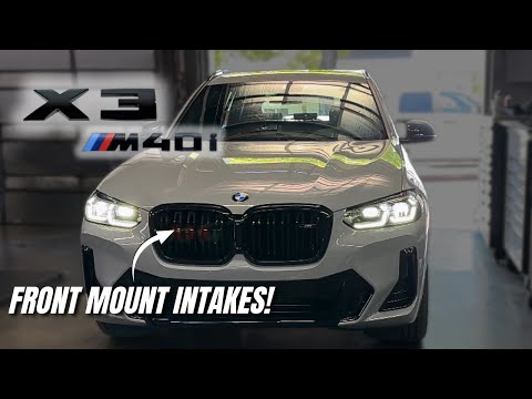 BEST SOUNDING BMW X3 M40i gets Front-Mount INTAKES 🔥