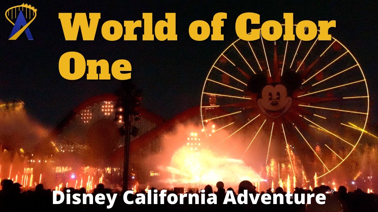 MyDisneyFix | 4K HD - 'World of Color – One' Full show at Disney ...