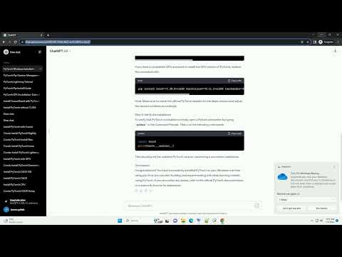 pip pytorch windows