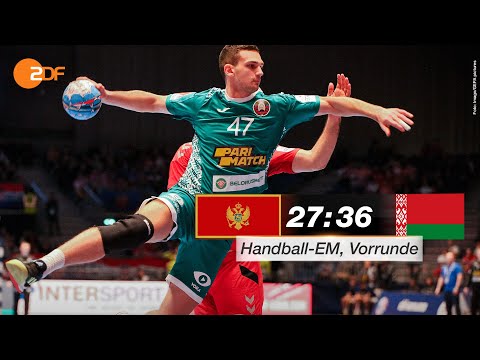Montenegro - Weißrussland 27:36 - Highlights | Handball-EM 2020 - ZDF