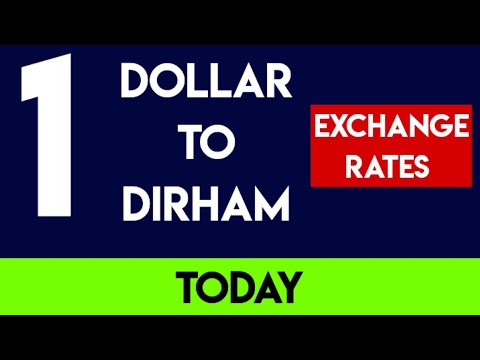 1 USD TO AED Dollars to Dirhams Rates Today