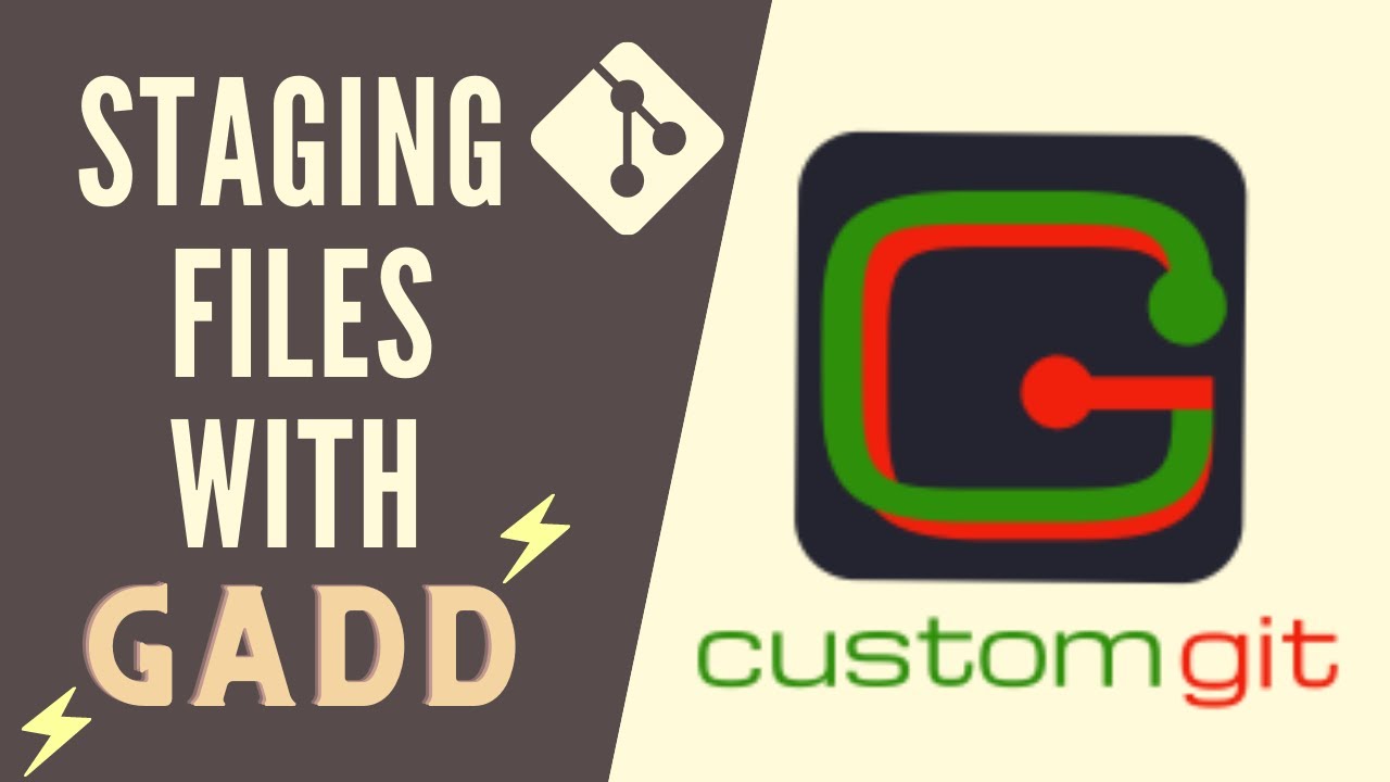 custom-git - | Staging files with gadd |