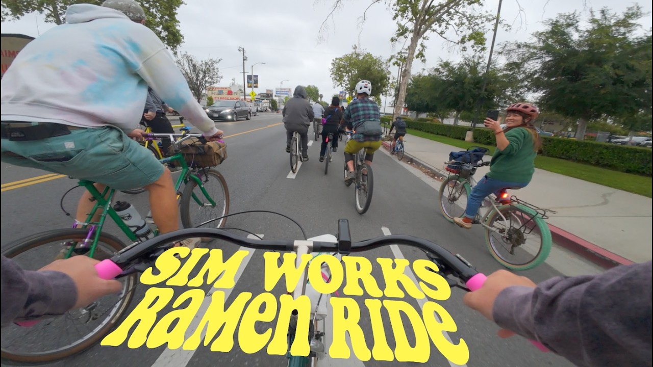 Allez LA x Sim Works Ramen Ride: like coffee outside but with ramen