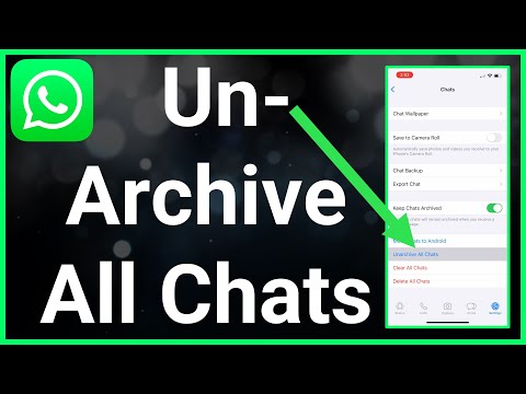 How To Unarchive All Chats On WhatsApp