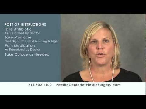 Post Op Instructions for Breast Augmentation or Mastopexy