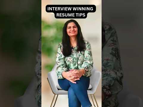 Tips for crafting winning resume #resume #shorts #interview #career