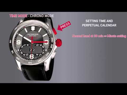 Victorinox Swiss Army 1/100th Second Chrono Classic Instruction Video