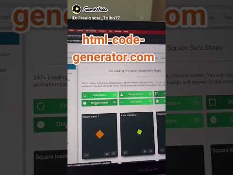 html css code generator #coding #html5 #css3 #coding #animation #ai #coding #hackin #cats #persian