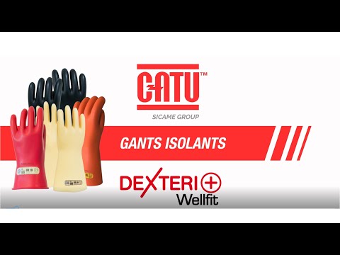 Catu CG-10-C | gants isolants cei classe 0 taille c-10 beige | Rexel France