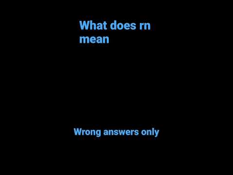 What does rn mean #shorts #memes