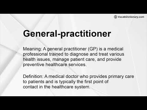 General-practitioner Meaning