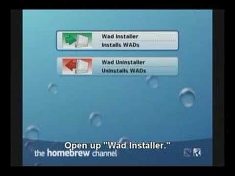 Installing Wads on your Wii from the Homebrew Channel