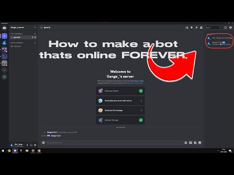 How to make a discord bot thats online FOREVER.