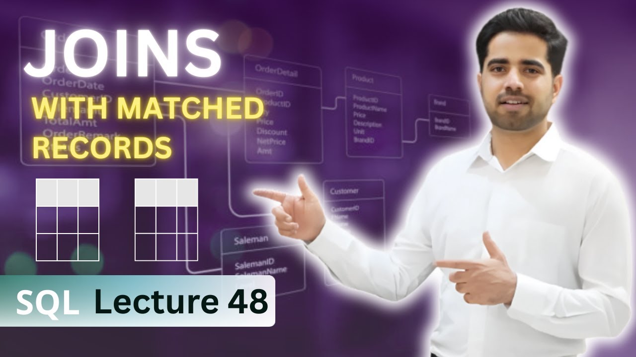 48) Join concept with Matched Records