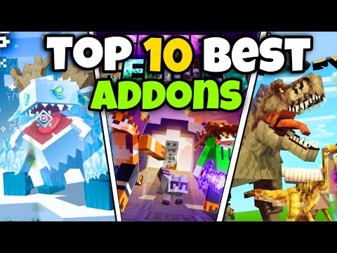 Top 10 BEST Minecraft Bedrock Addons To Make The ULTIMATE World!