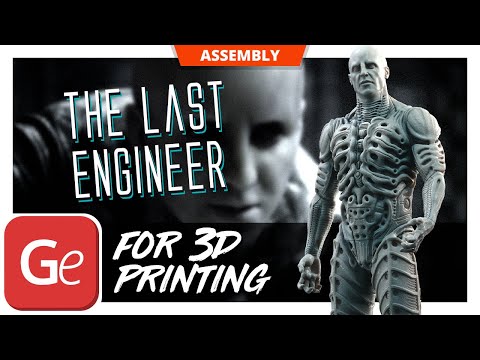The Last Engineer 3D Printing Figurine | Assembly by Gambody