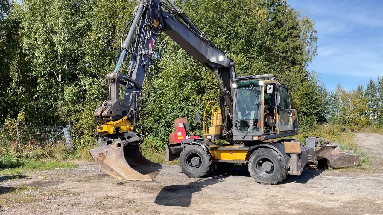 Grävmaskin Volvo EW160C, Eda, Klaravik auktioner