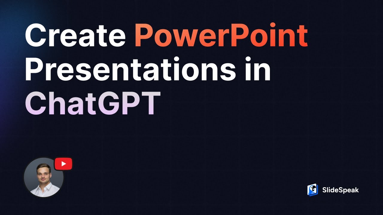 How to Create PowerPoint presentations directly in ChatGPT