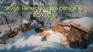 Hermit Mountain Cottage Buildable Home at Skyrim Special Edition Nexus ...