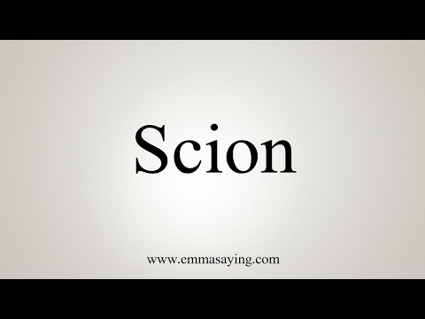 How To Say Scion