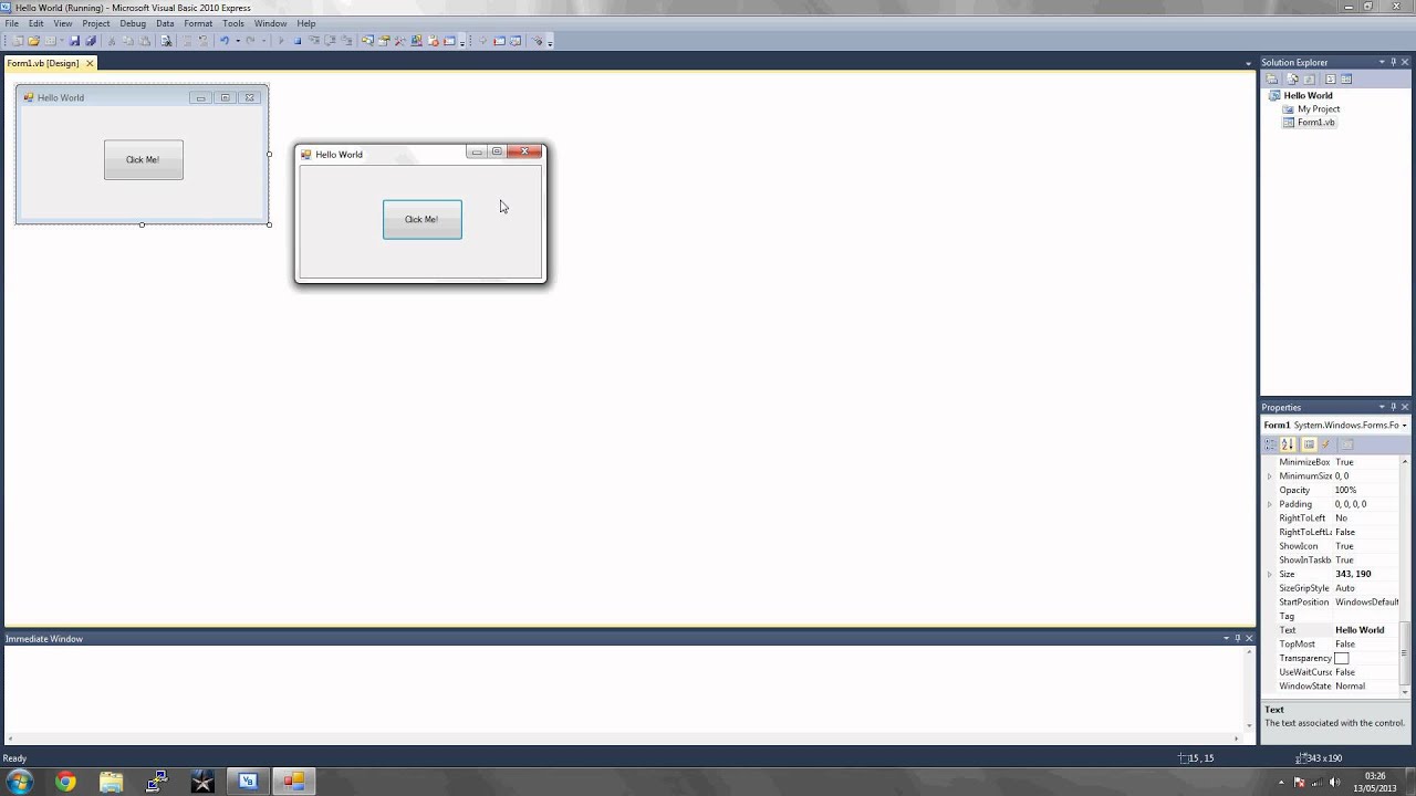 Visual Basic .NET Programming Tutorials (HELLO WORLD)
