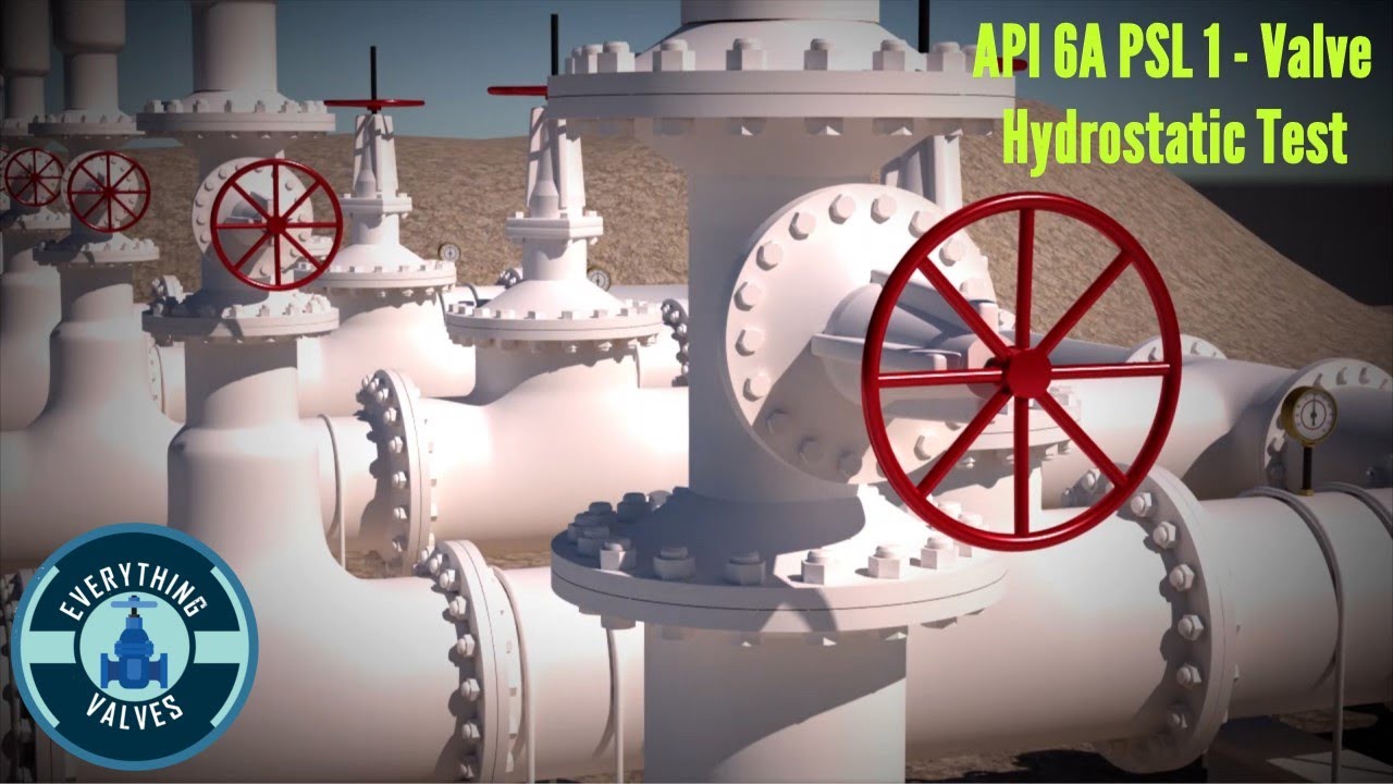 API 6A HYDRO TEST PSL 1. Wellhead gate valve hydro test. How to pressure test a valve. Valve testing