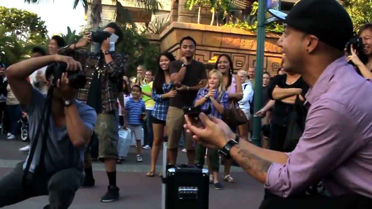 Jamin's Downtown Disney Flashmob Proposal