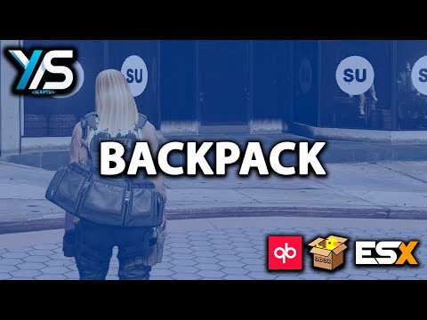 [QB, QBX, ESX] BACKPACK FiveM Script