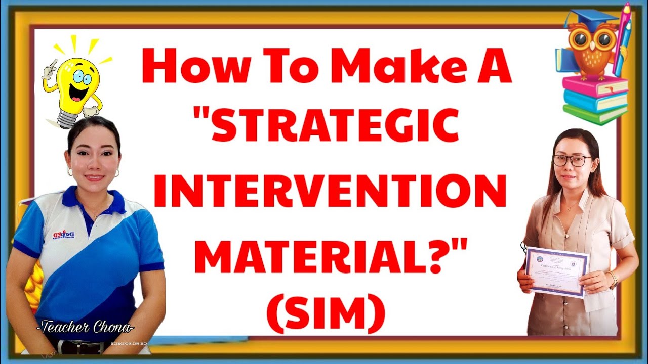 HOW TO MAKE A STRATEGIC INTERVENTION MATERIAL (SIM) | Parts of SIM | Tutorial for Teachers