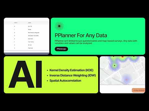 PPlanner Advanced Data Analysis: AI Assistant for Statistical, Spatial, and Qualitative Research