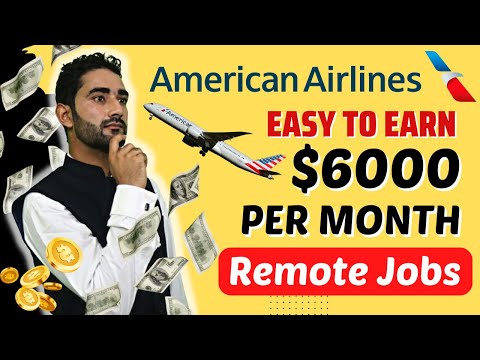 How to apply for American Airlines Jobs || American airlines remote jobs part time, Airlines careers