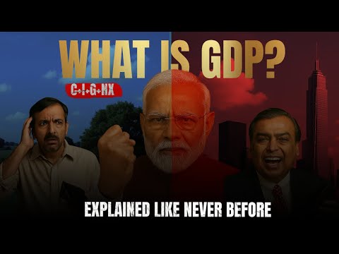 GDP explained Simply in HINDI.Nominal Vs Real,Per capita Everyday Life Examples