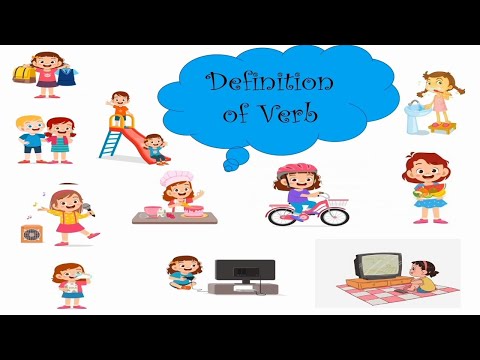 Definition of Verb | Verbs for Kids | Action Words for Kids | Examples of Verb for Kids