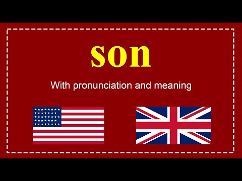 son | Pronunciation and meaning