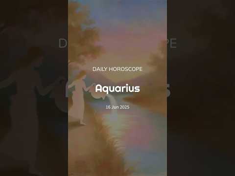 Aquarius Daily Horoscope – 16 June 2025