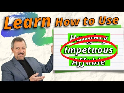 Impetuous ๐ How to Learn and Start Using This Word Today