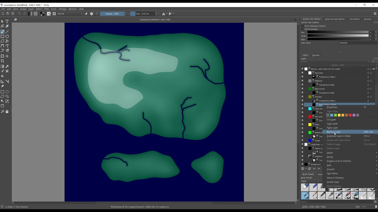 Better Continents Template Example