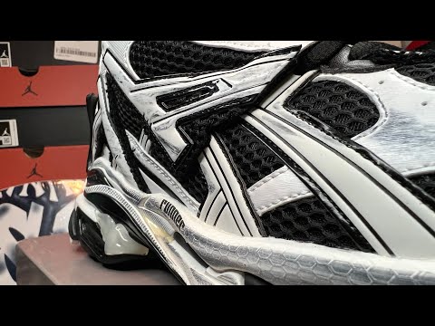 Balenciaga runner black & white on foot review