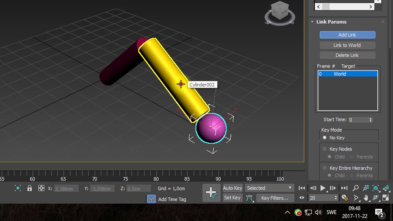 Link constraint 1- robotarm
