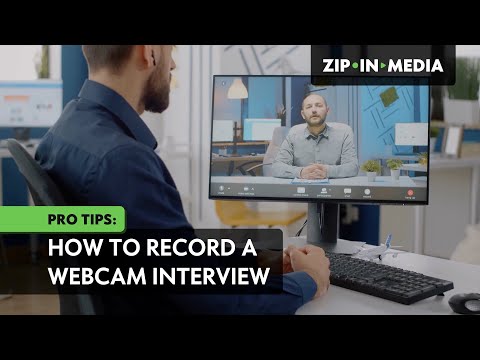 How to record video from your laptop webcam on a Mac or PC - Zip In Media