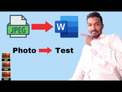 How To Convert Image To Word Document | JPEG File Into An Editable Word Document | Very Easy | 2024