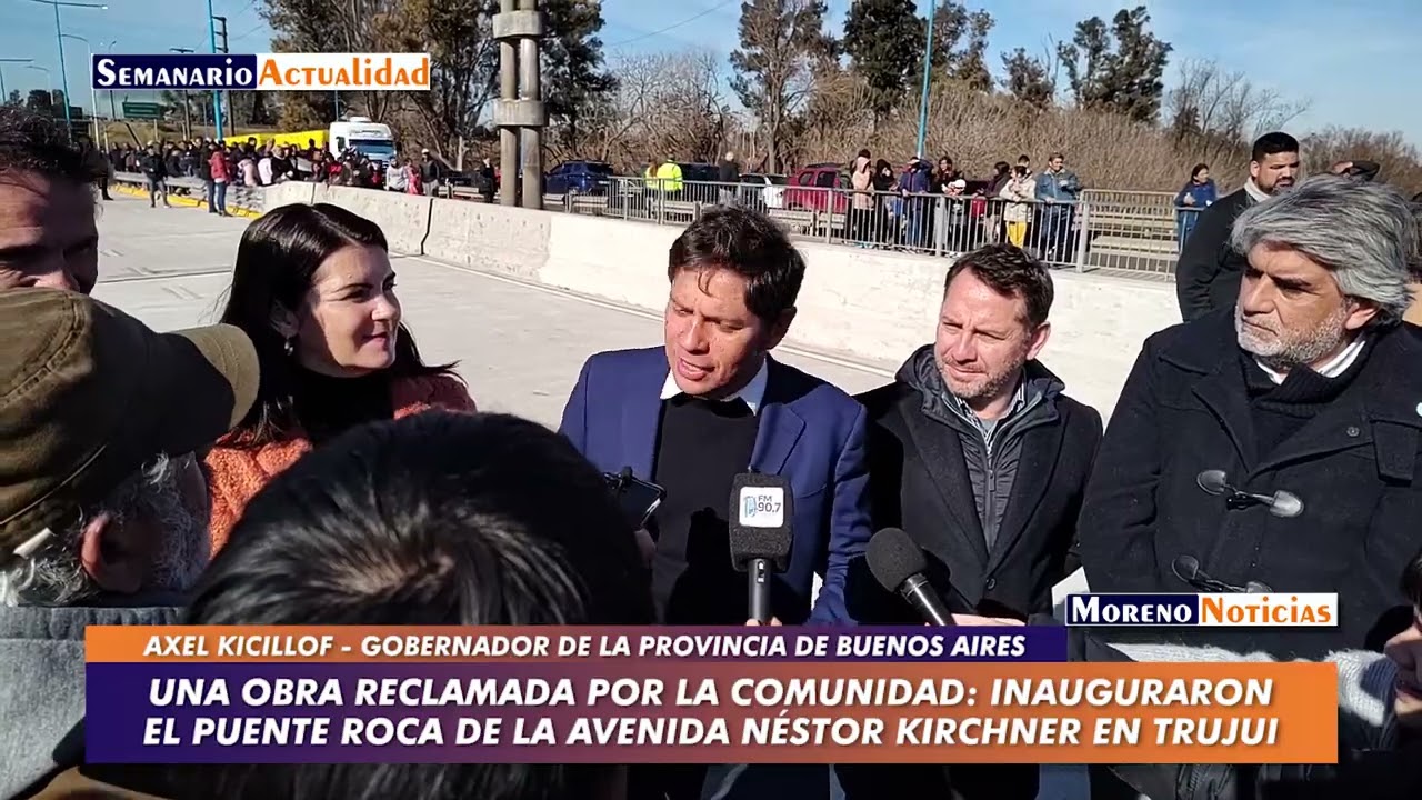 Una obra reclamada por la comunidad: Inauguraron el puente Roca de la ...