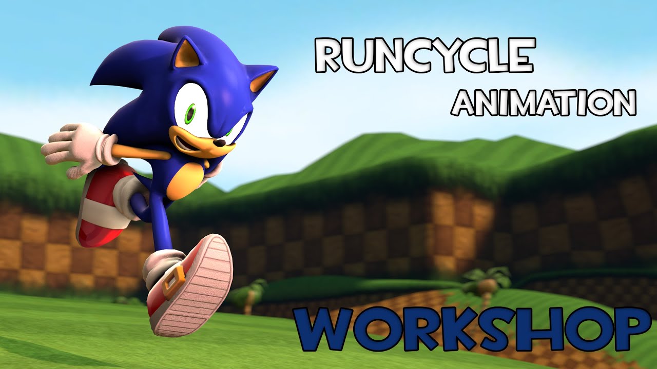 [SFM] Sonic RunCycle Animation [Link To Workshop]