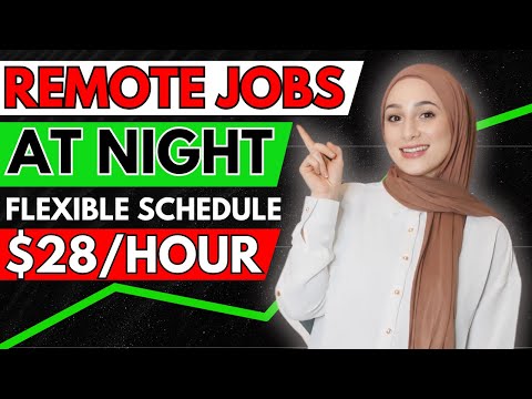 20 Easy Remote Jobs You Can Do At Night (Entry Level, Hiring Now) Work From Home 2025