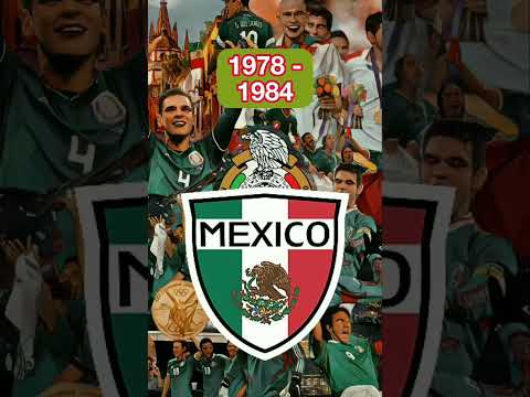 Mexico National Football Team Logo History #football #mexico #concacaf #northamerica #worldcup