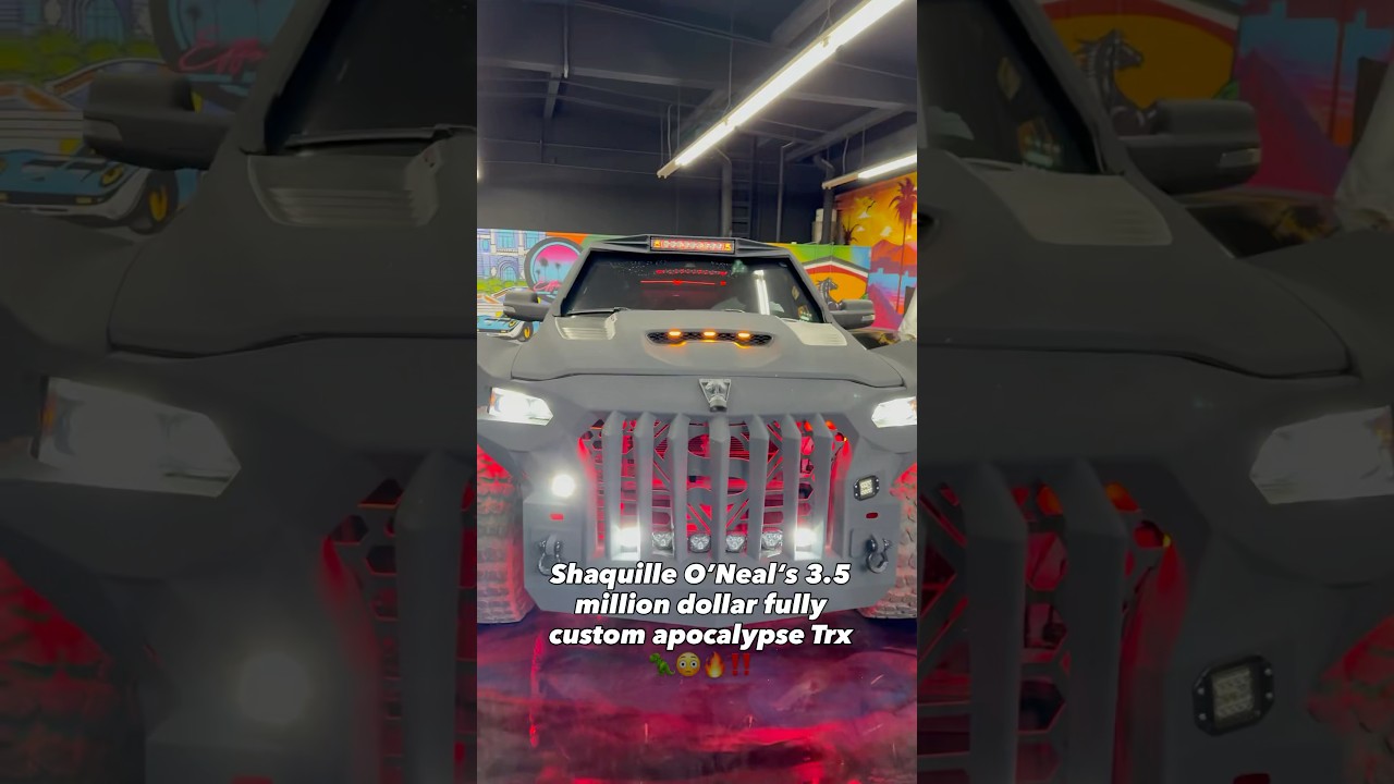 First Look at Shaq’s $3.5 Million Apocalypse TRX, a Titan Tailored for ...
