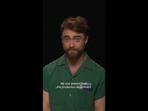 Daniel Radcliffe Reveals Hilarious Wrap Gift From "Weird Al" Set #Shorts